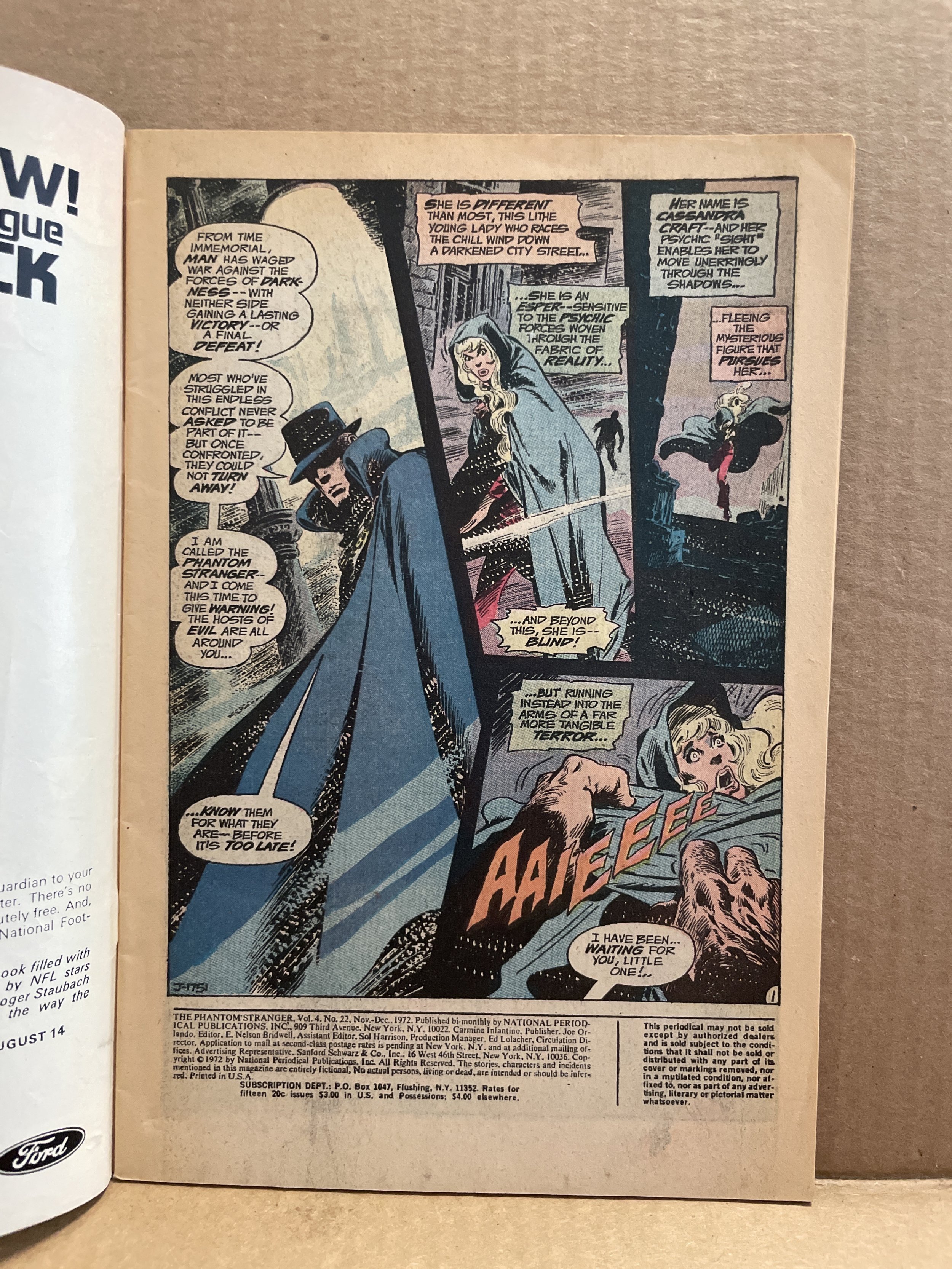 The Phantom Stranger #22 (1972) Unlimited Combined Shipping | Comic ...