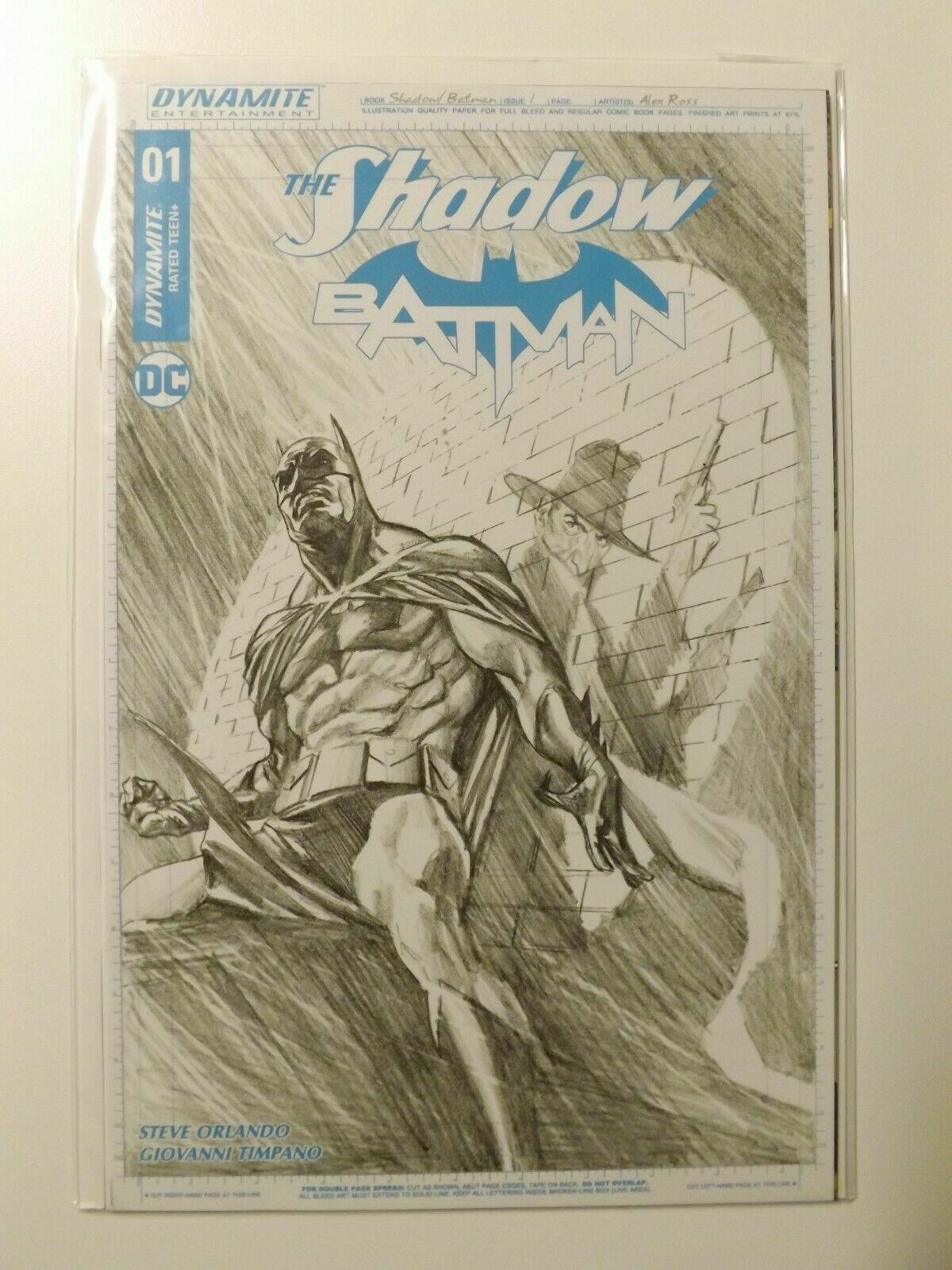 Shadow Batman #1 Alex Ross Pencil Variant | Comic Books - Modern Age ...