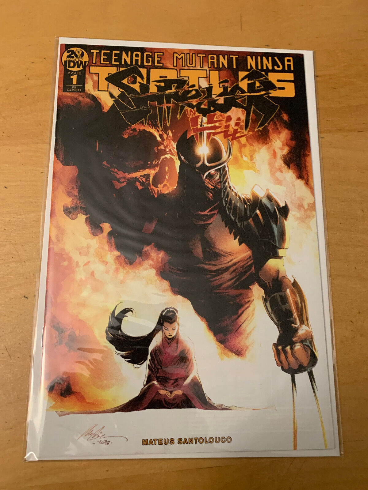 Teenage Mutant Ninja Turtles 1 Shredder in Hell, RI 1:10 Incentive IDW ...