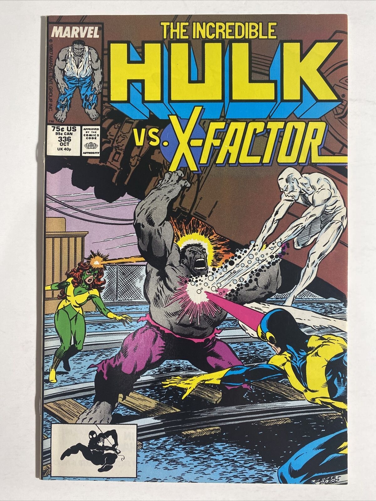 Incredible Hulk 336 - Early Todd Mcfarlane Art - X-Factor Spawn ...