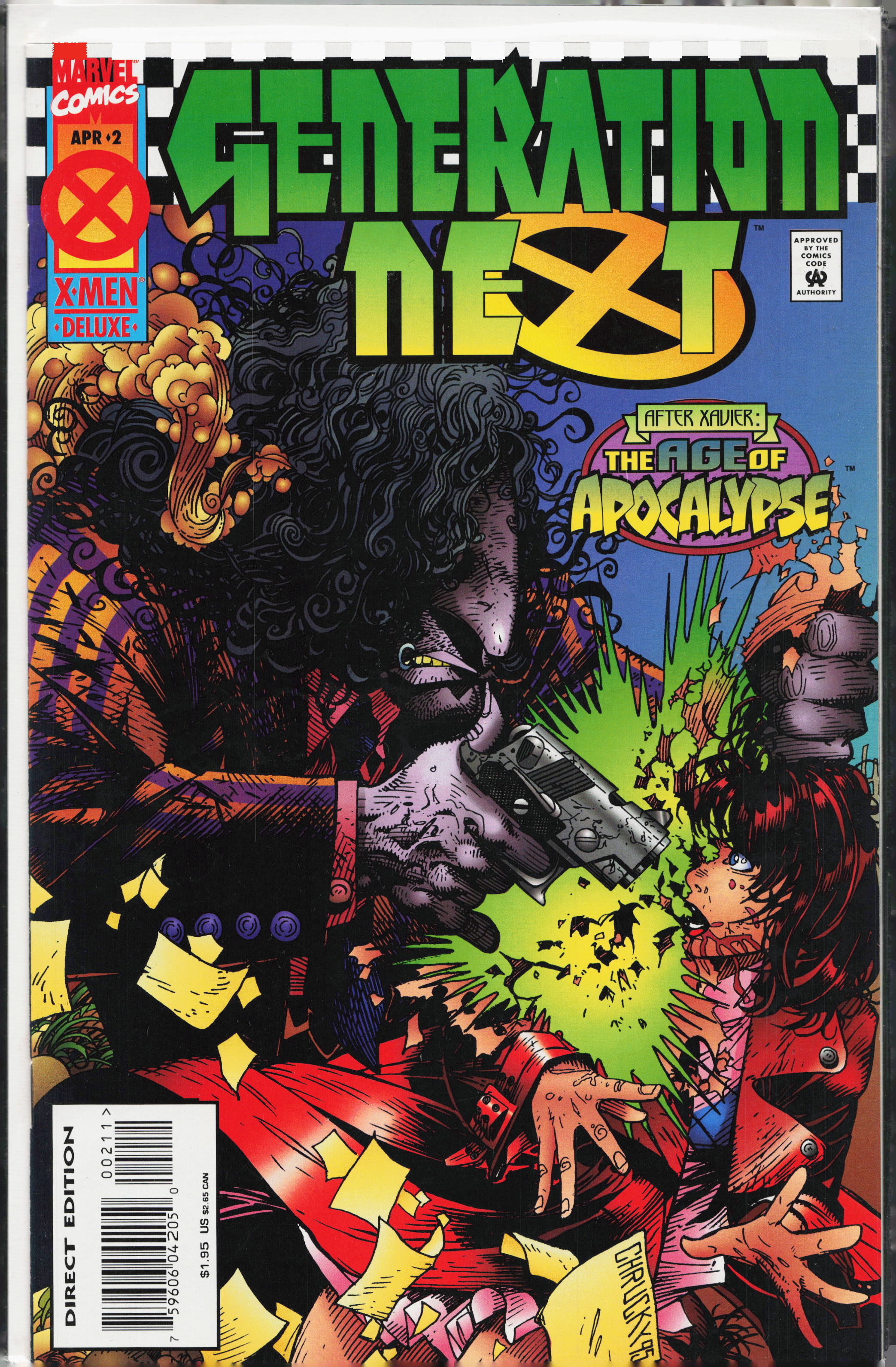 Generation Next #2 (1995) Husk | Comic Books - Modern Age, Marvel ...