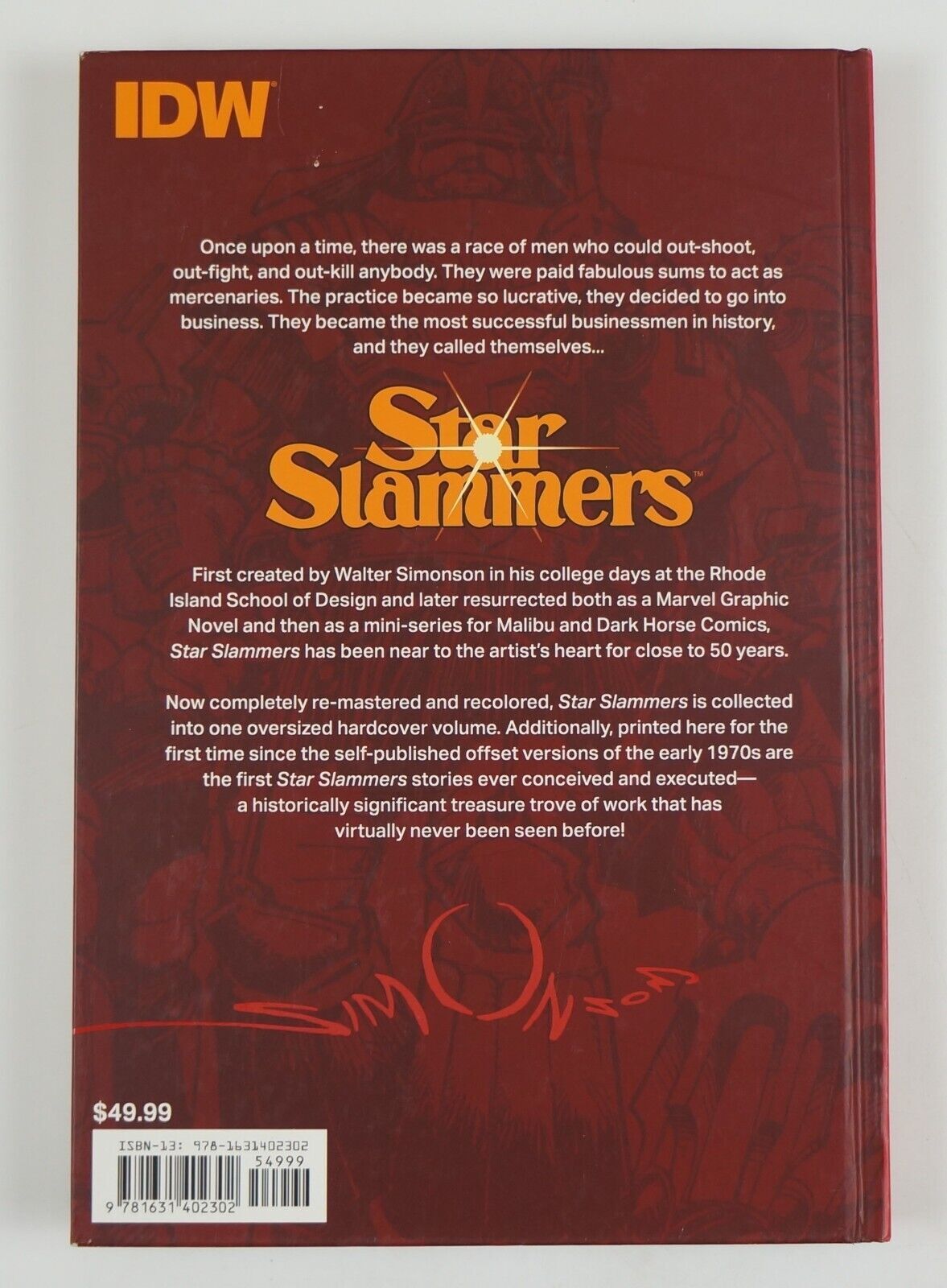 Star Slammers: the Complete Collection HC SIGNED by Walter Simonson IDW ...