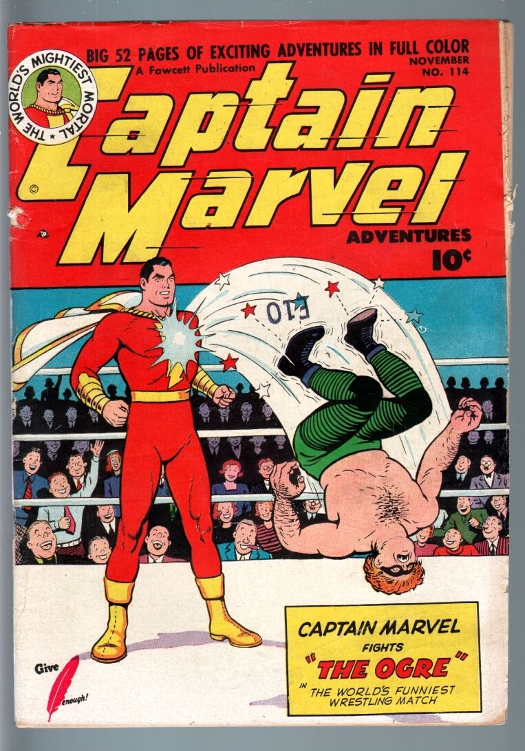 CAPTAIN MARVEL ADVENTURES #114-1950-FAWCETT-SHAZAM-golden age comic-VG ...