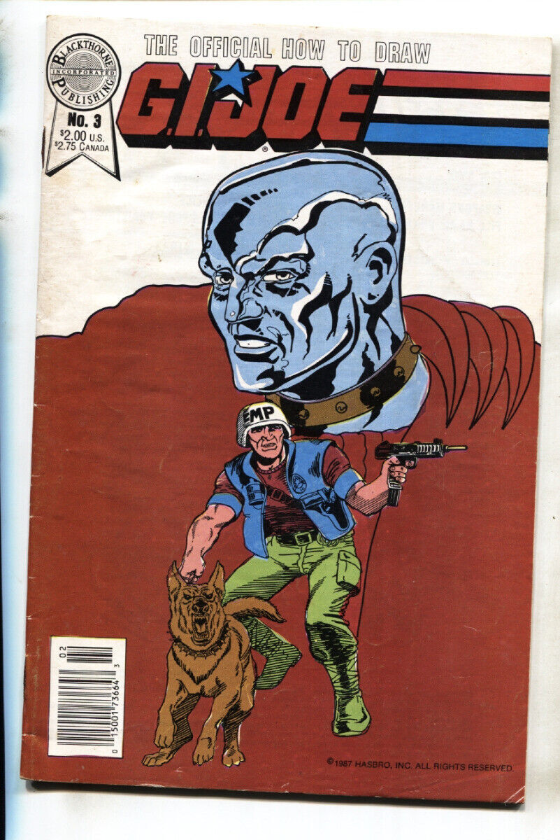Official How To Draw G.I. Joe #3 1987 comic book Blackthorne | Comic ...
