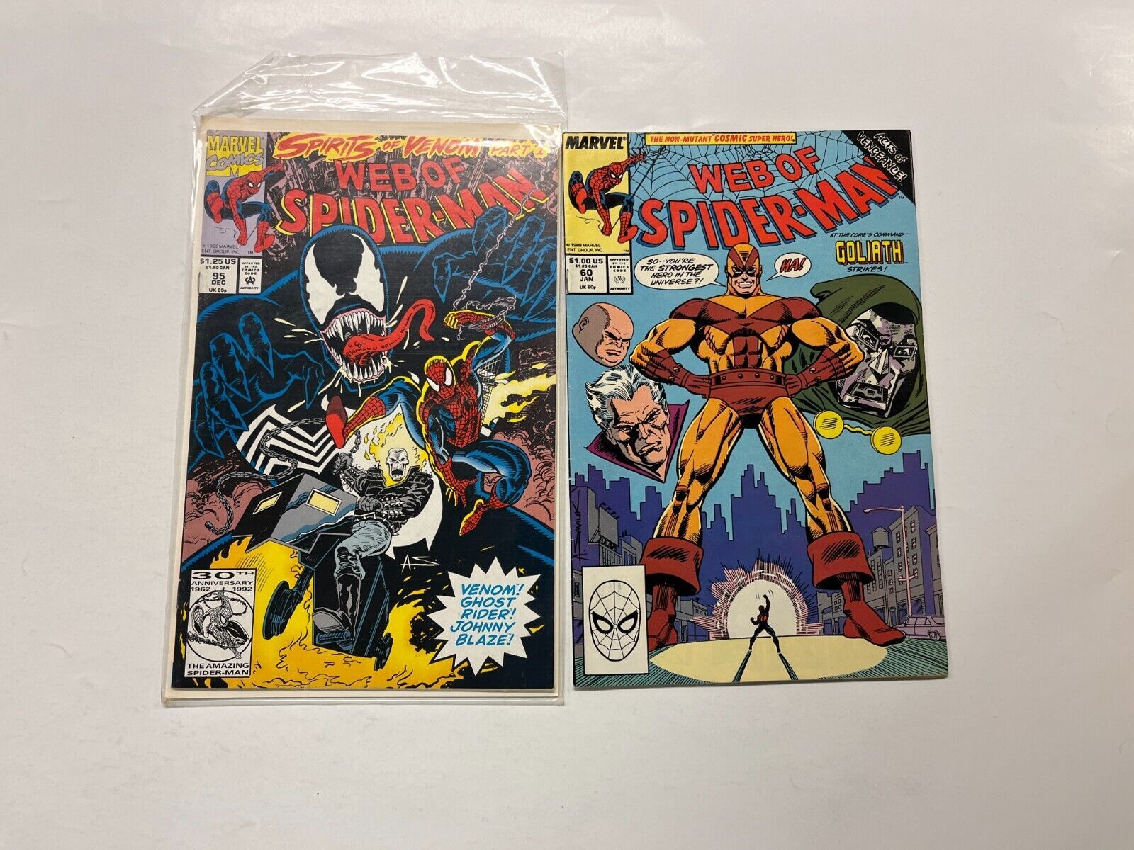 4 Web of Spider-Man Marvel Comics Books #60 95 96 113 68 LP3 | Comic Books - Modern Age, Spider ...