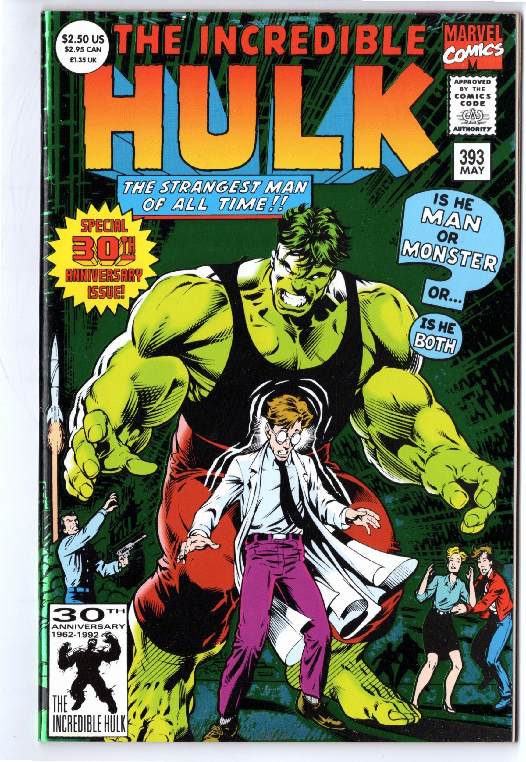 The Incredible Hulk #393 (1992) | Comic Books - Modern Age, Marvel ...