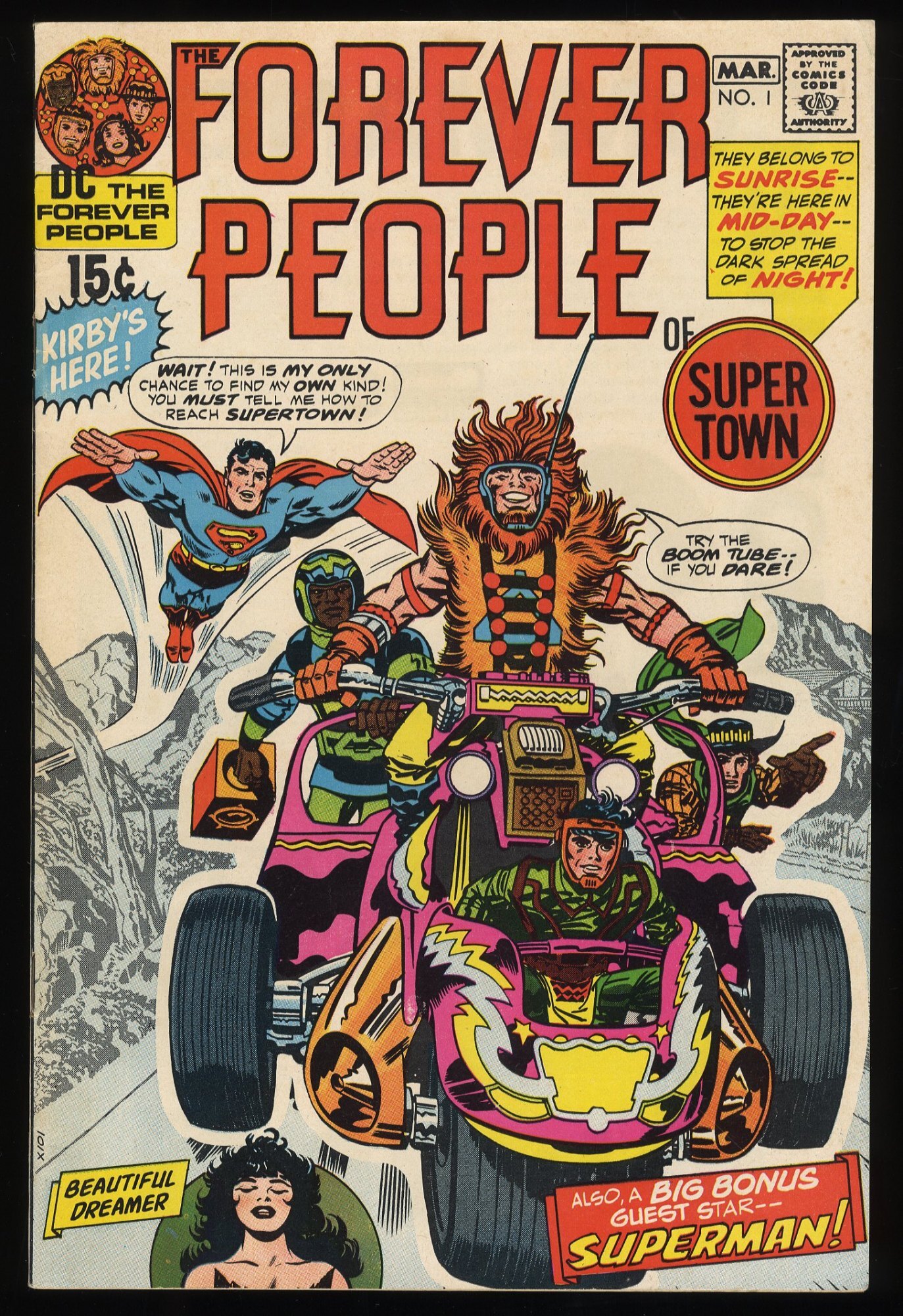 Forever People (1971) #1 VF 8.0 1st Full Appearance Darkseid! Jack ...