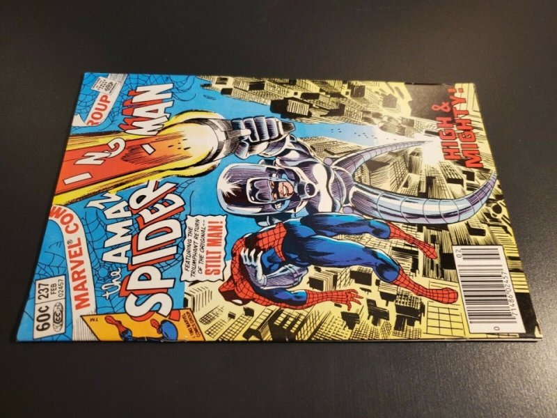 Amazing Spider-Man #237 (1983) NM- 9.2 UPC Newsstand Stilt Man cover ...