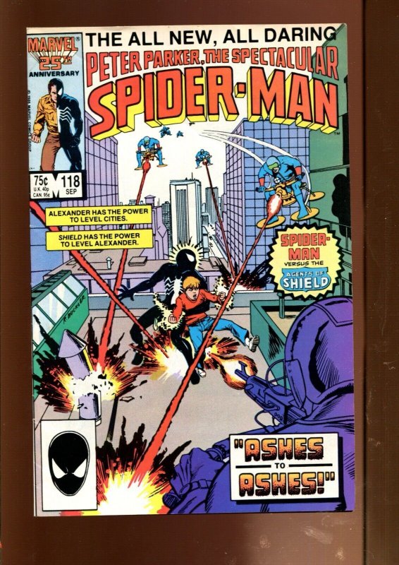 Spectacular Spider-Man #118 - Rich Buckler Cover Art. Bob McLeod Art (8 ...