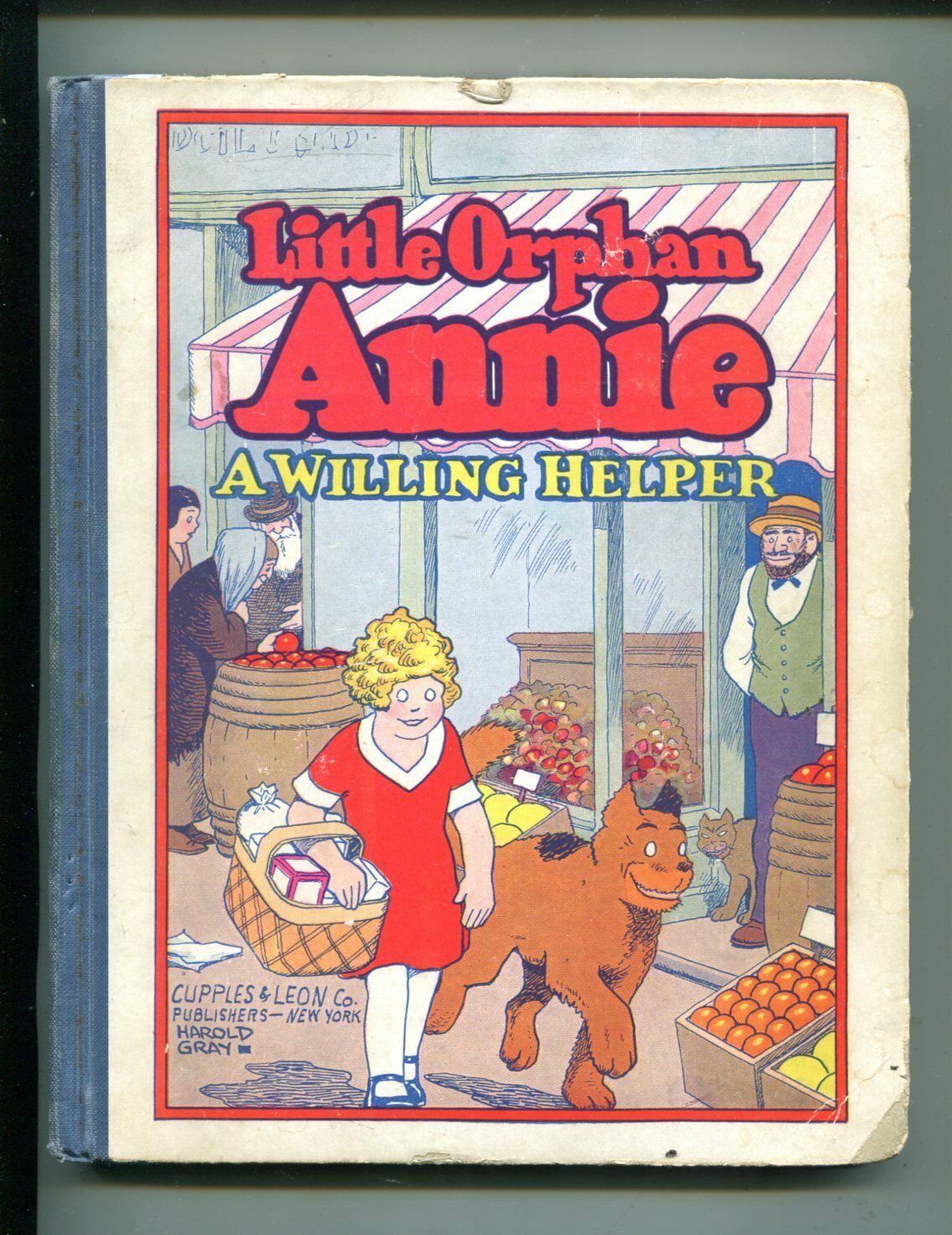 Little Orphan Annie #7-1932-Harold Gray-A Willing Helper-Vg Minus ...