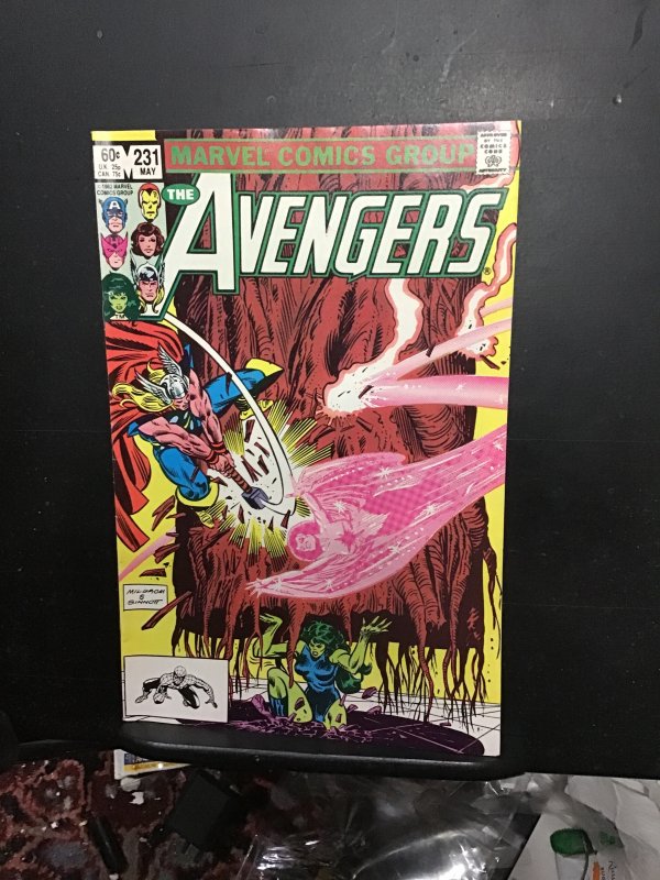 The Avengers #231 (1983) Thor, she hulk cover! High gray key! NM- Wow ...