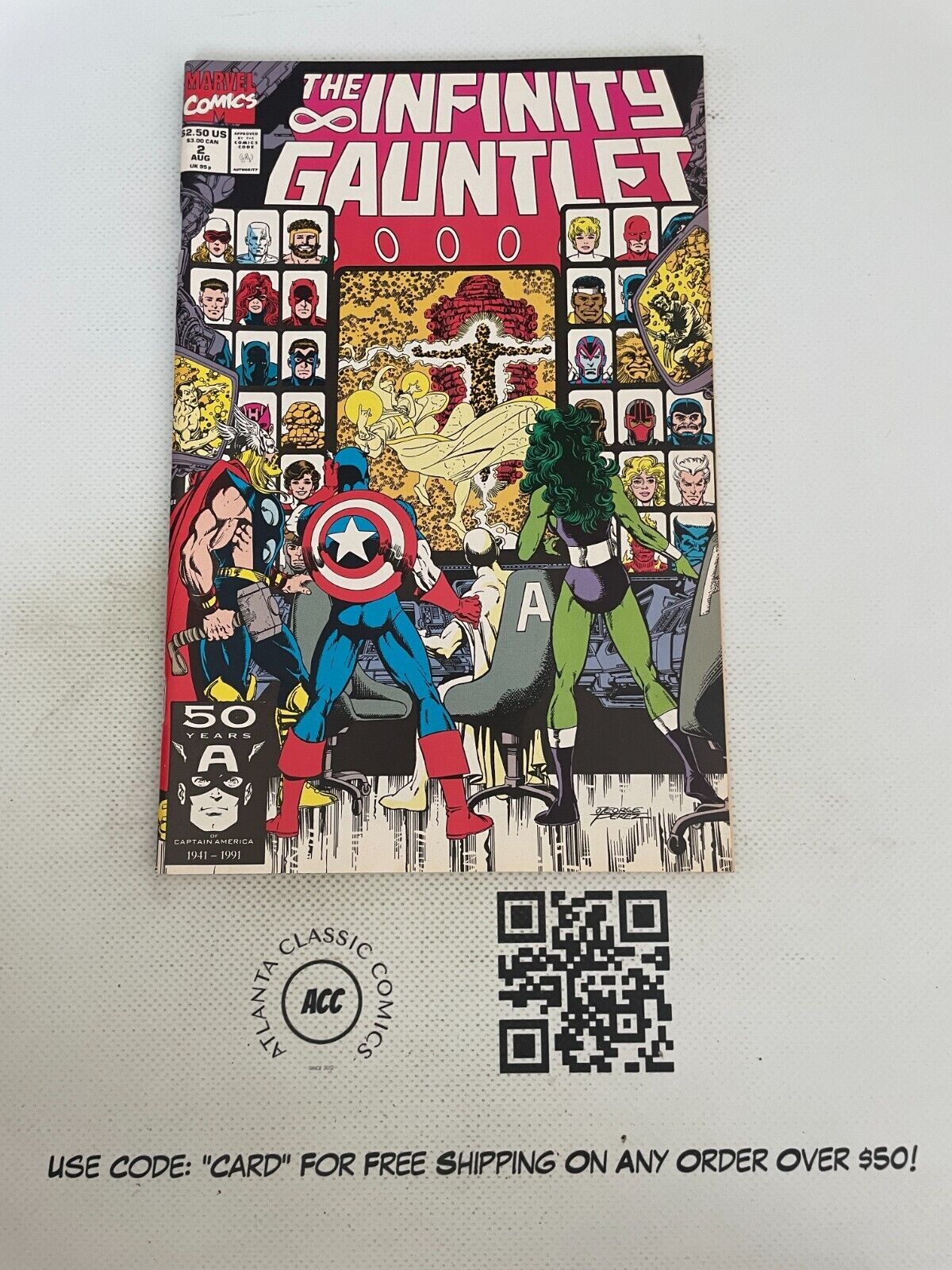 The Infinity Gauntlet Complete Marvel Comics Series # 1 2 3 4 5 6 1st ...