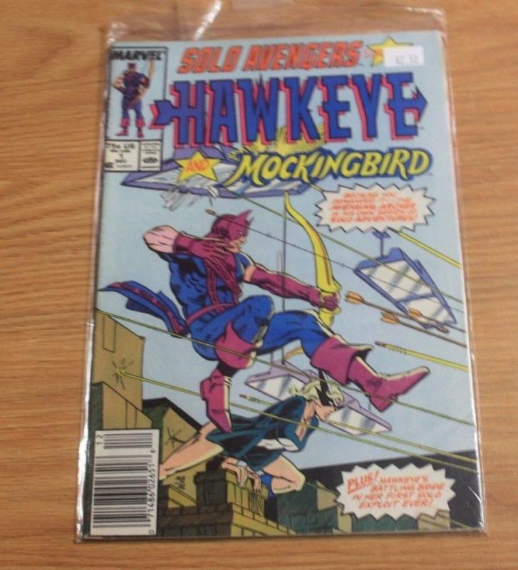 Solo Avengers Comic # 1 Hawkeye and Mockingbird 1987 Marvel | Comic ...