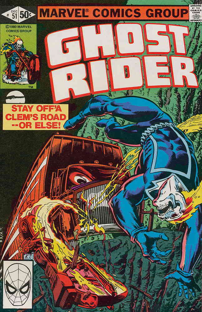 Ghost Rider (Vol. 1) #51 FN ; Marvel | Michael Fleisher | Comic Books ...