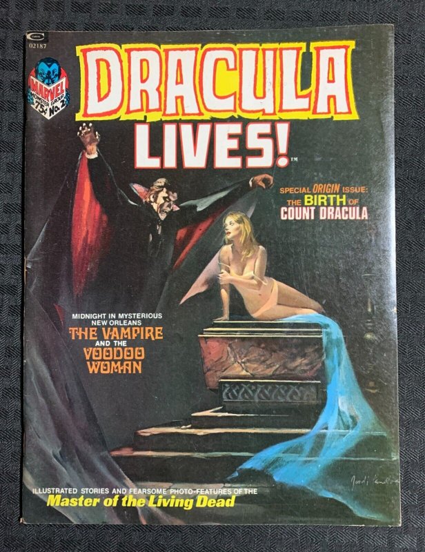 1973 DRACULA LIVES Magazine #2 VG+ 4.5 Neal Adams / Gene Colan / Jim ...