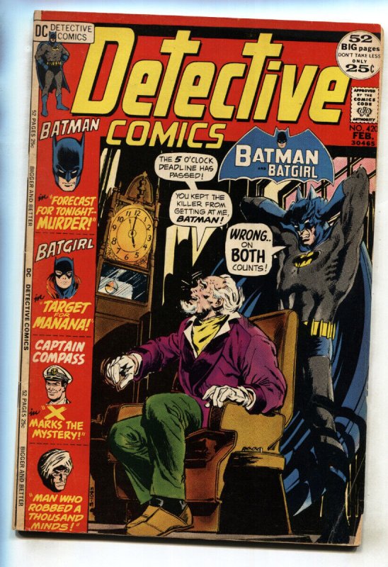 Detective Comics #420--1972--Batman--Batgirl--Comic Book | Comic Books ...