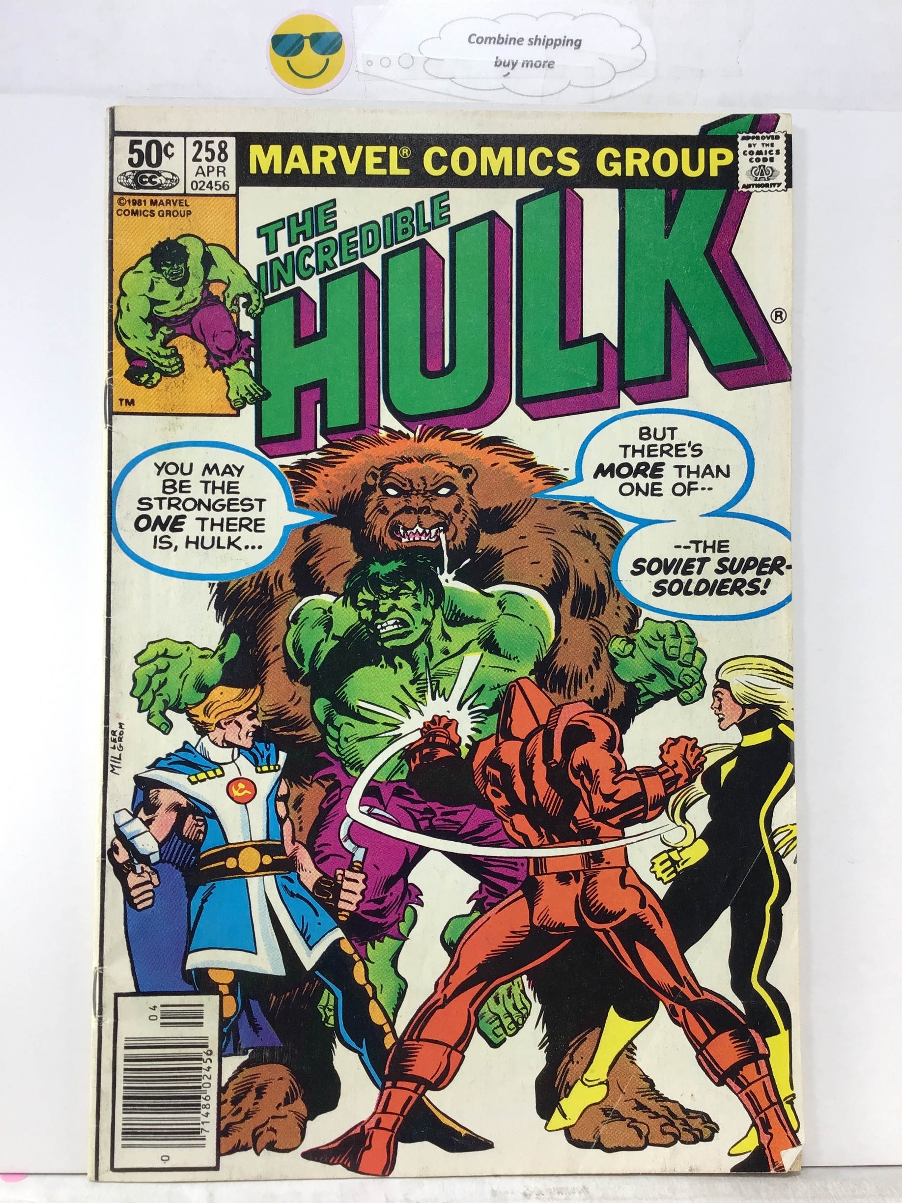 The Incredible Hulk #258 (1981) Frank Miller cover & 241 | Comic Books ...