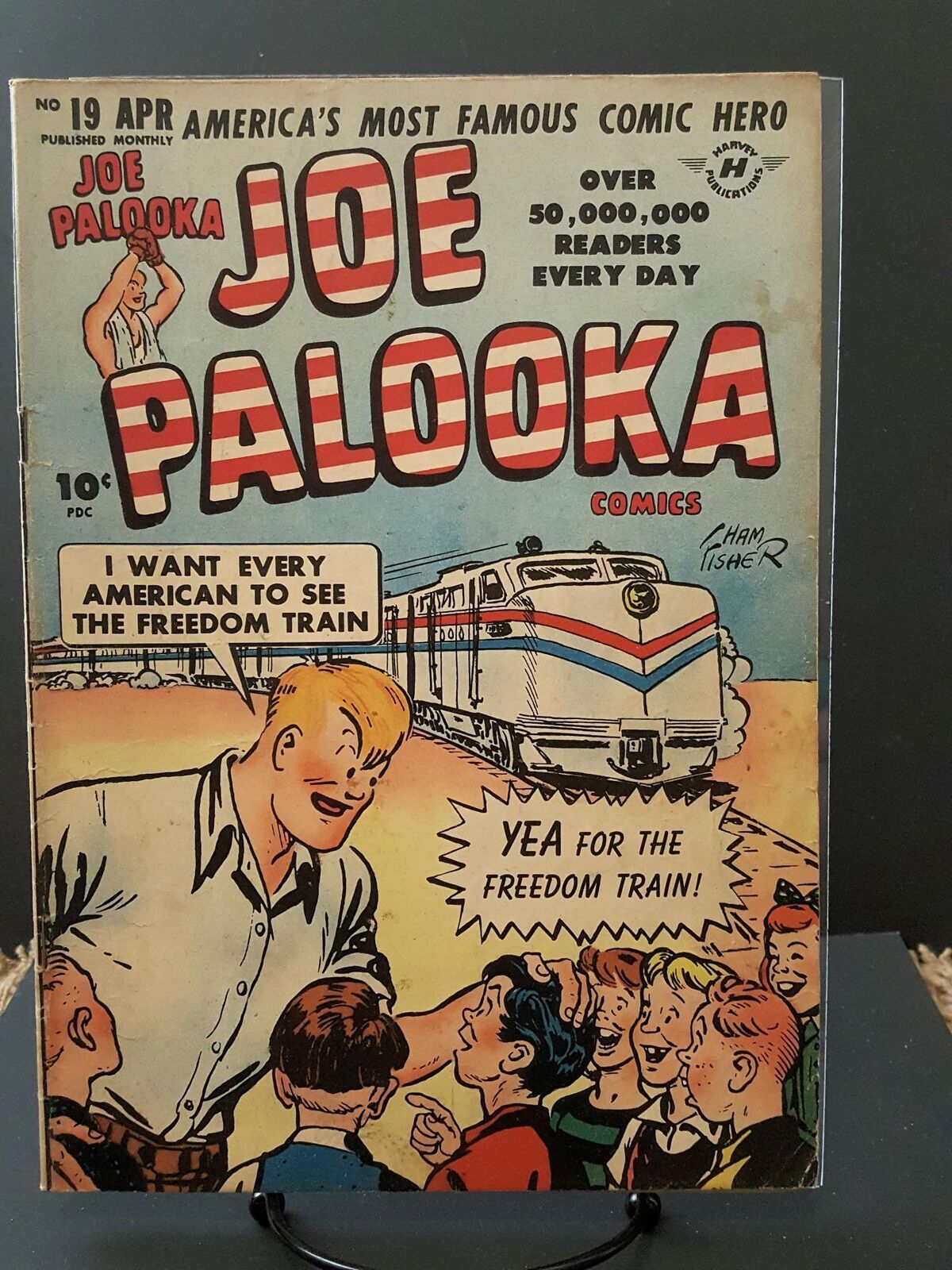 Joe Palooka #19 5.0 VG/FN Harvey Comic - Apr 1948 Ham Fisher | Comic ...