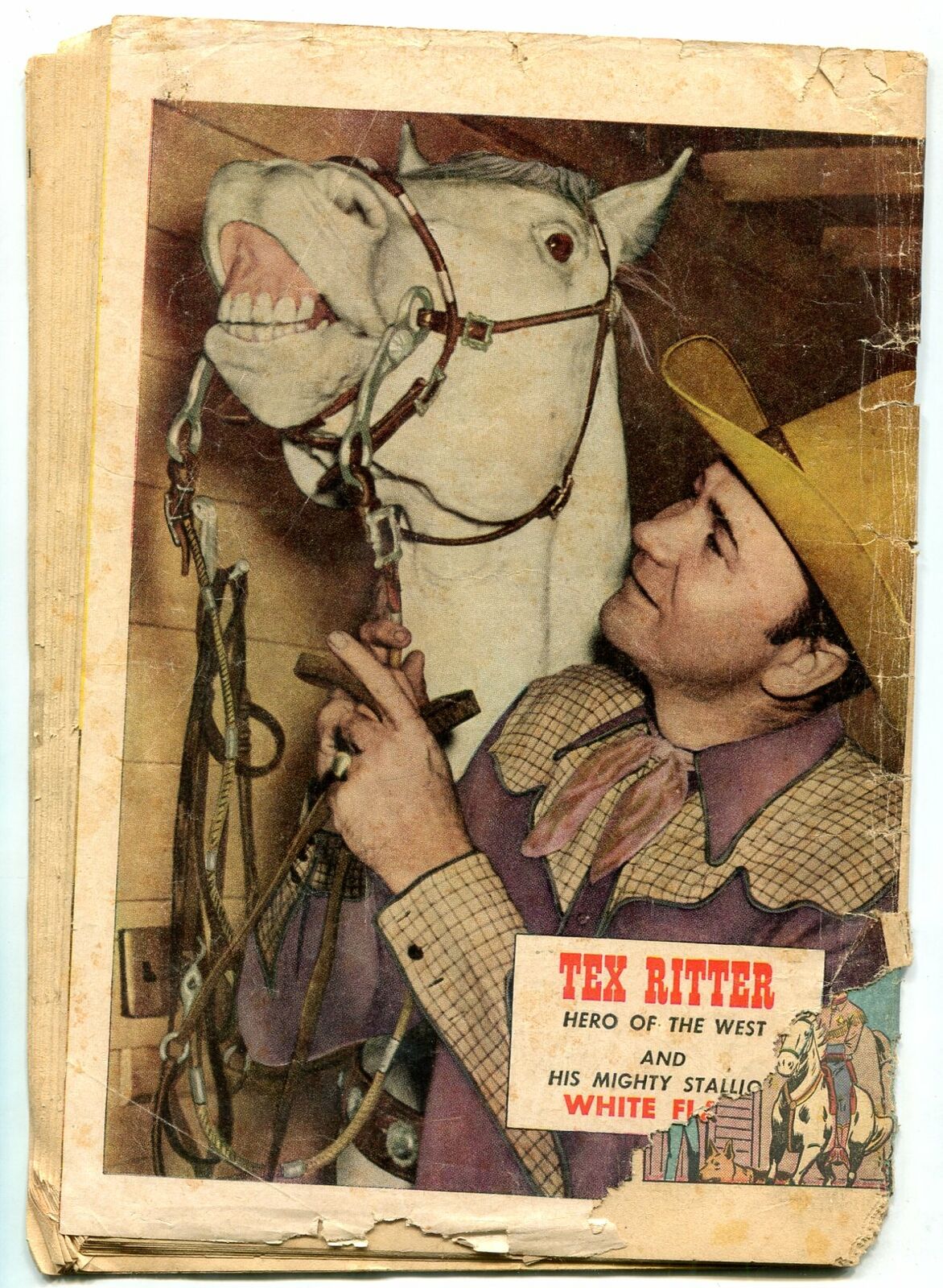 Tex Ritter Western #1 1950- Rare Golden Age Fawcett | Comic Books ...