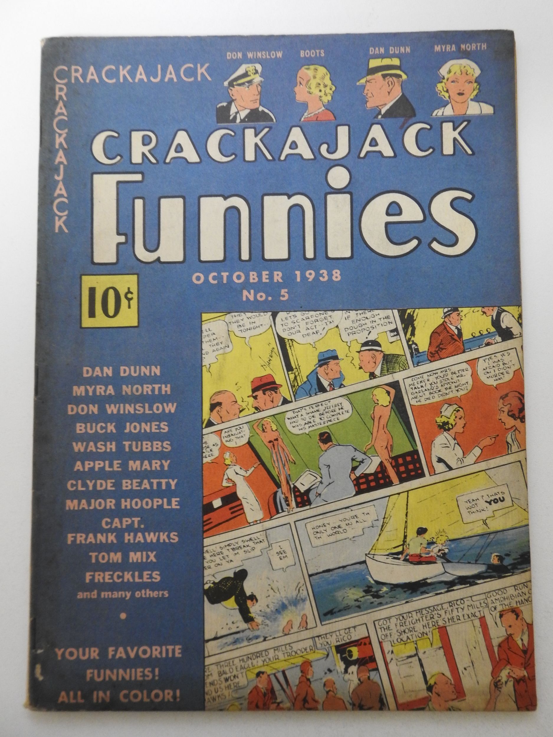 Crackajack Funnies #5 (1938) Solid VG Condition!! | Comic Books - Platinum Age, Dell / HipComic