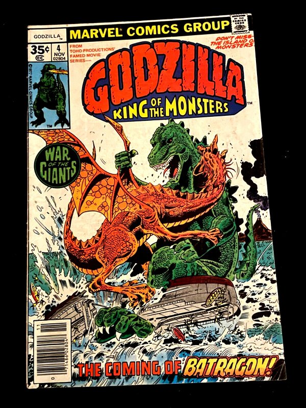 Godzilla #4 1977 - The Coming of Batragon | Comic Books - Bronze Age ...