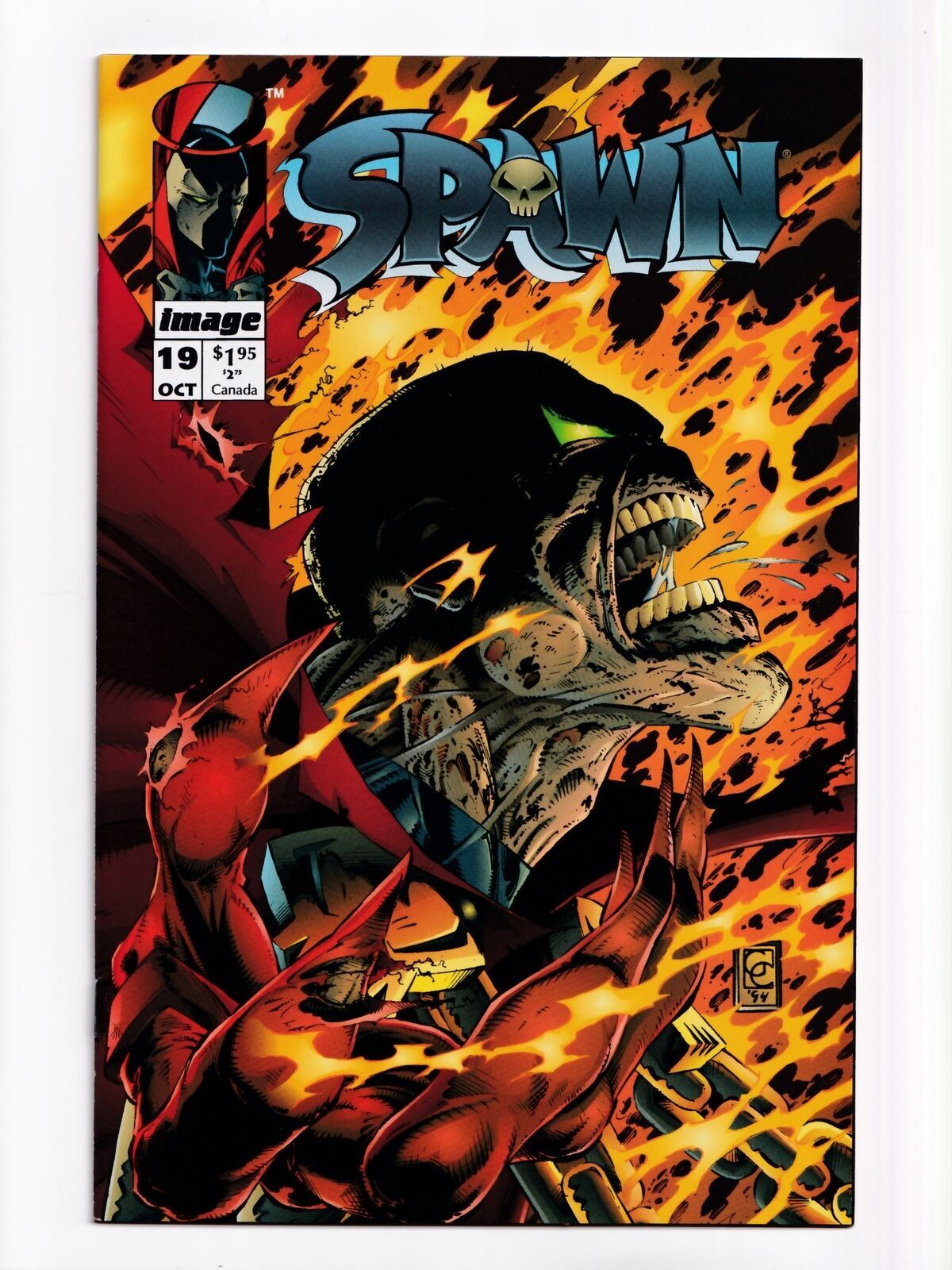Spawn #19 Image Comics 1994 Sharp Copy NM- Houdini the Magician App (A ...