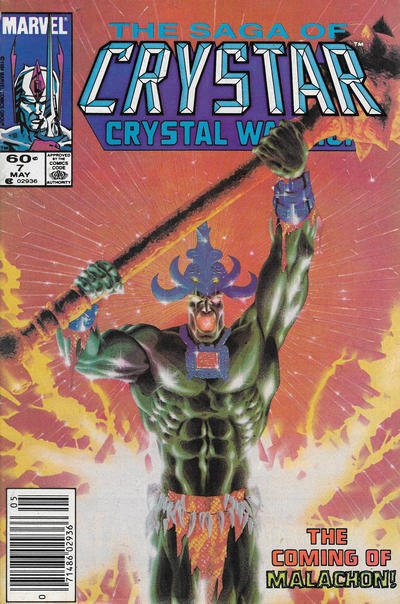 Saga of Crystar, the Crystal Warrior #7 (Newsstand) FN ; Marvel | Comic ...