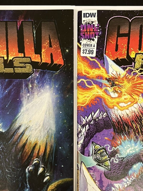 Godzilla Rivals VS. Spacegodzilla (2023) CVR a + C 1:10 Eggleton IDW ...