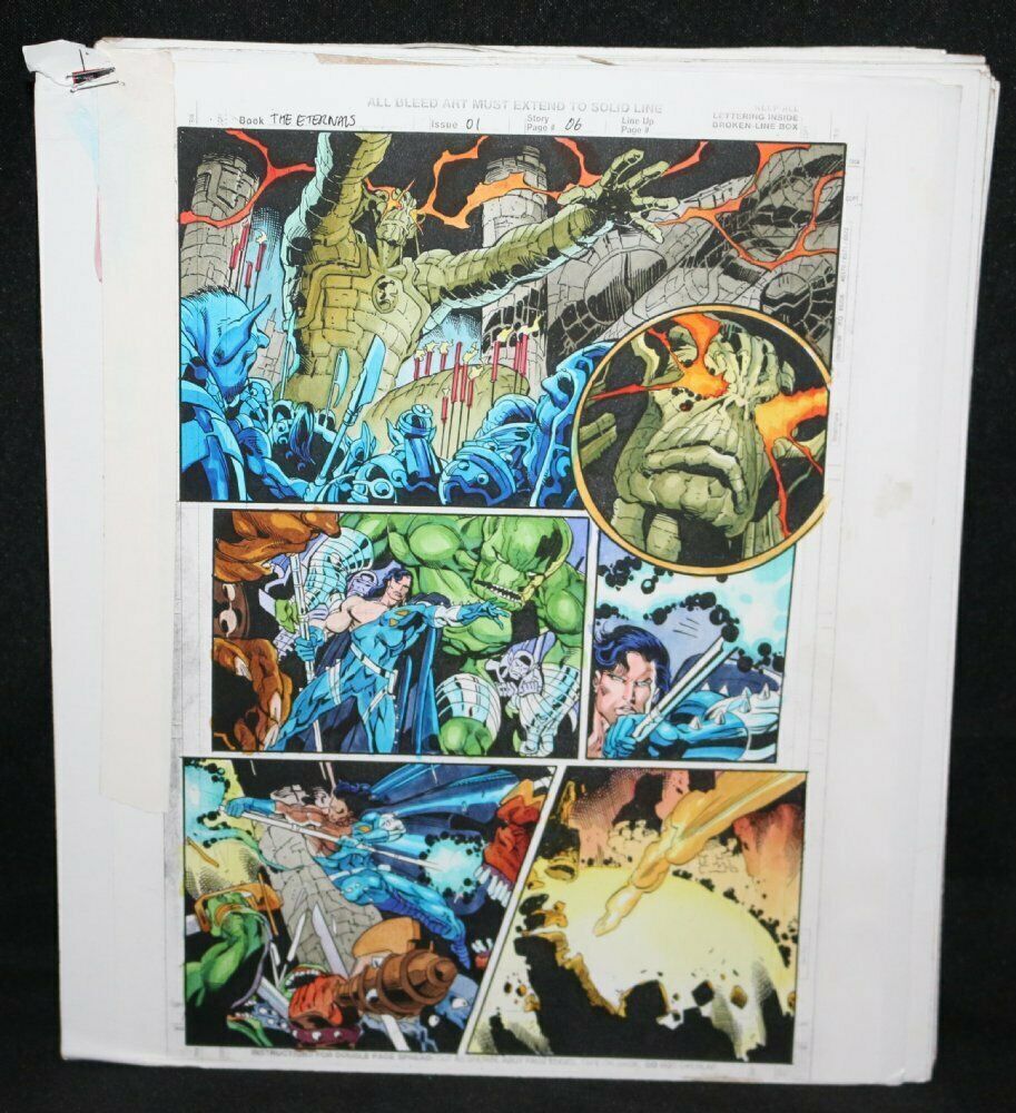 New Eternals: Apocalypse Now #1 p.6 Color Guide Art - Ransak by John ...