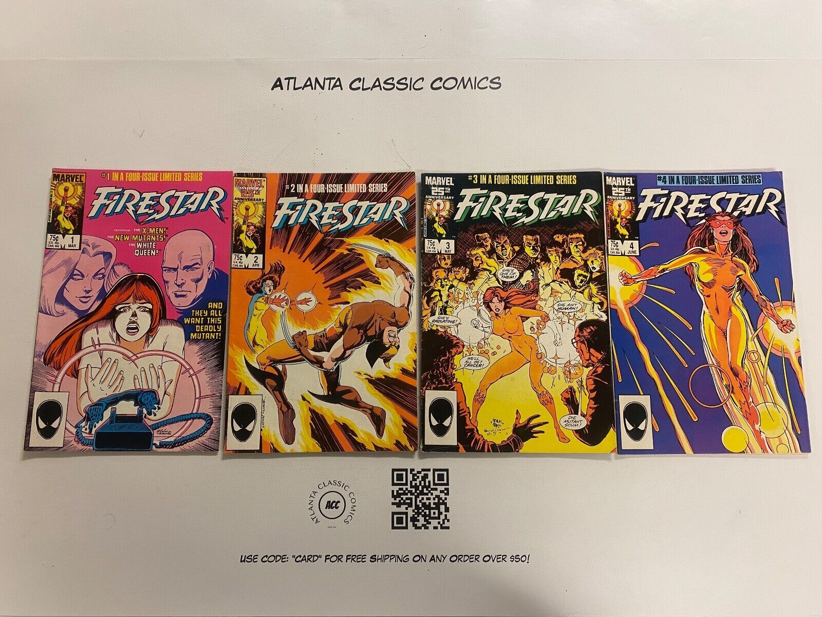 4 Firestar Marvel Comics Complete LTD Series #1 2 3 4 64 KM1 | Comic ...