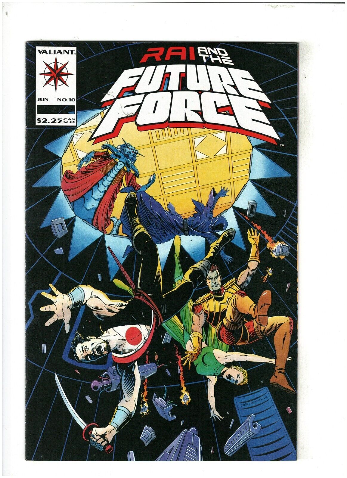 Rai and the Future Force #10 NM- 9.2 Valiant Comics 1993 Magnus app ...