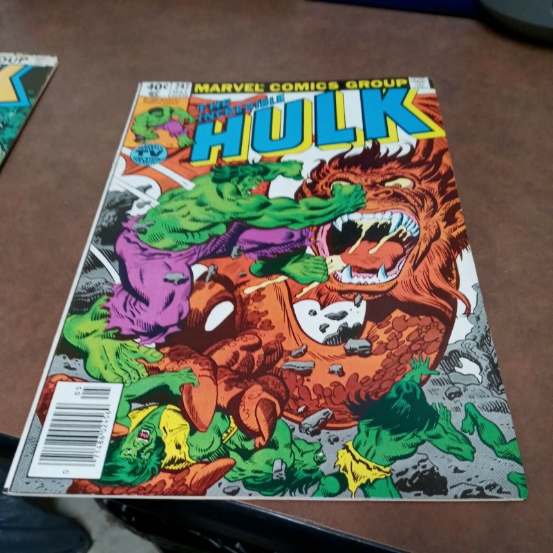 Incredible Hulk 8 Issue Bronze Age Comics Lot Run Set Marvel Collection ...