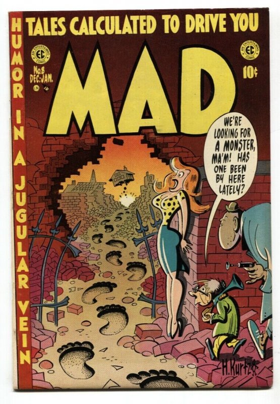 MAD #8 1954-EC-Wally Wood-Will Elder-Kurtzman-Batman-FN/VF | Comic ...