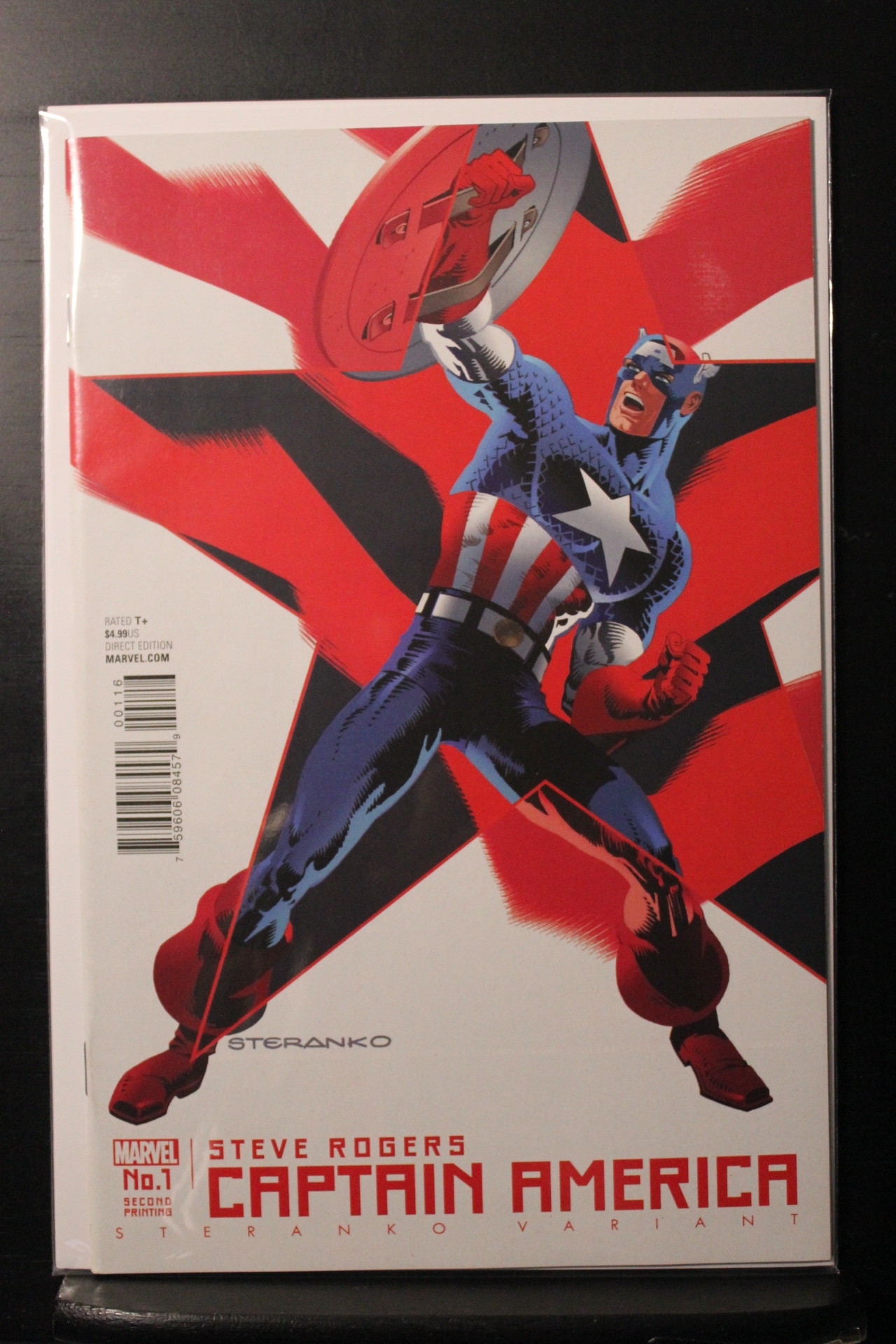 Captain America: Steve Rogers #1 Jim Steranko Variant Cover (2016 ...