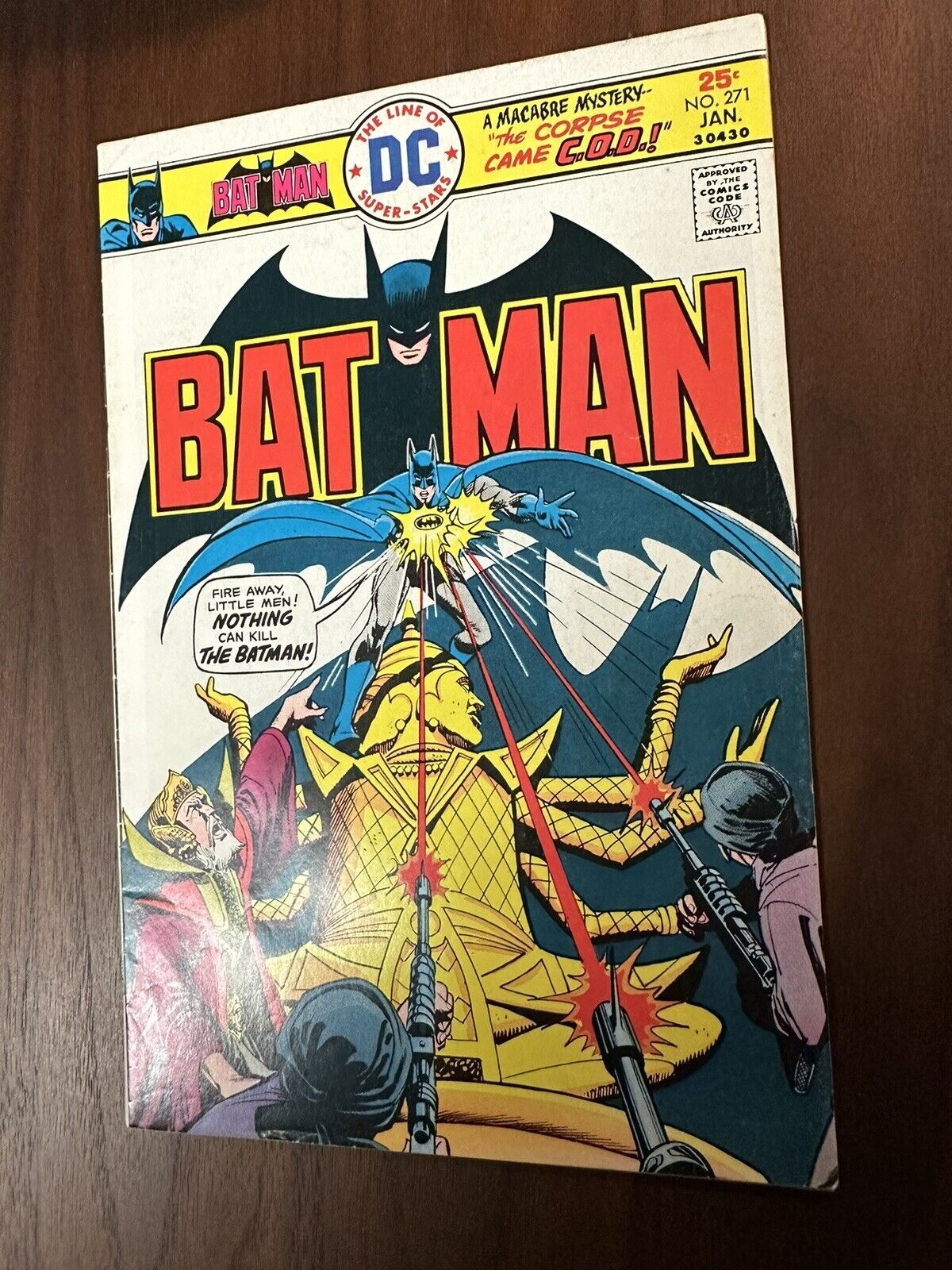 Batman #271 FN Cover art by Dick Giordano (DC 1976) | Comic Books ...