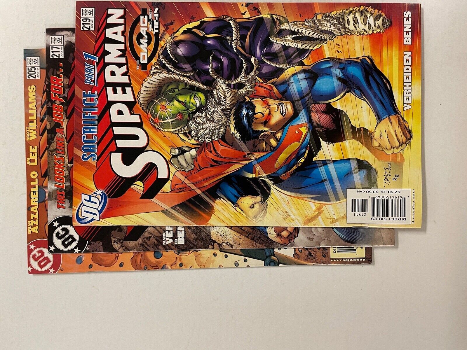 3 Superman DC Comics # 205 217 219 Superman Brainiac 74 NO10 | Comic ...