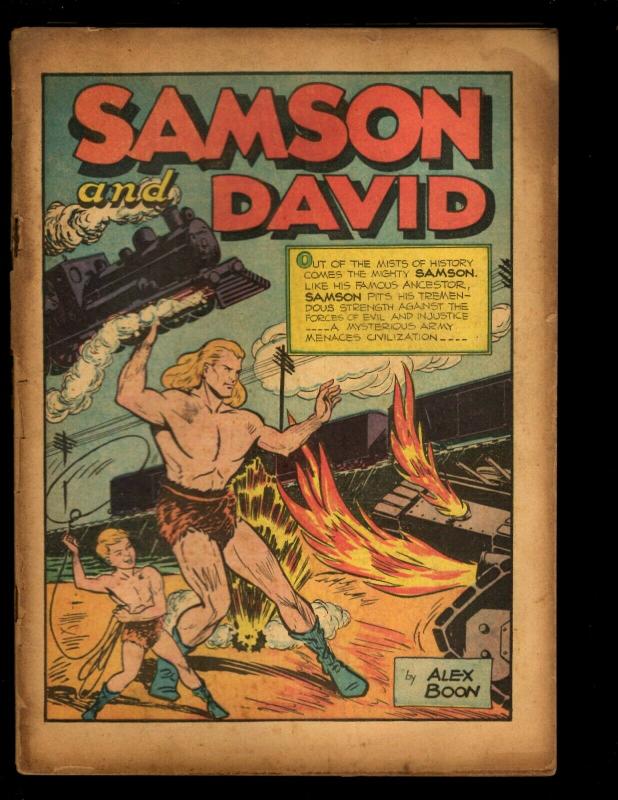 Samson # 2 Coverless Fox Features Comics Golden Age Comic Book 1940 ...