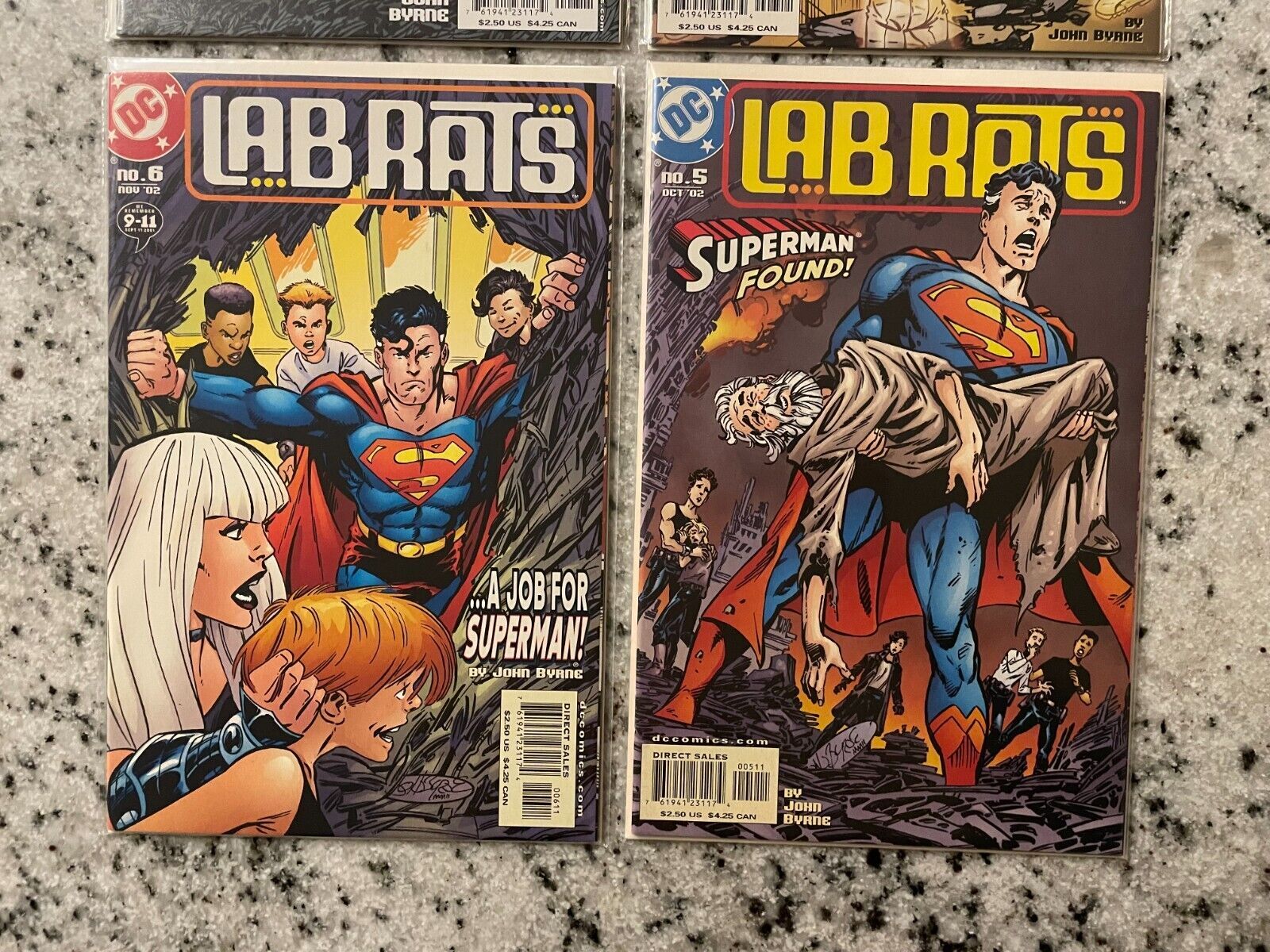 Lot Of 4 Lab Rats DC Comic Books # 5 6 7 8 NM Batman Superman Flash Arrow CM37 | Comic Books ...