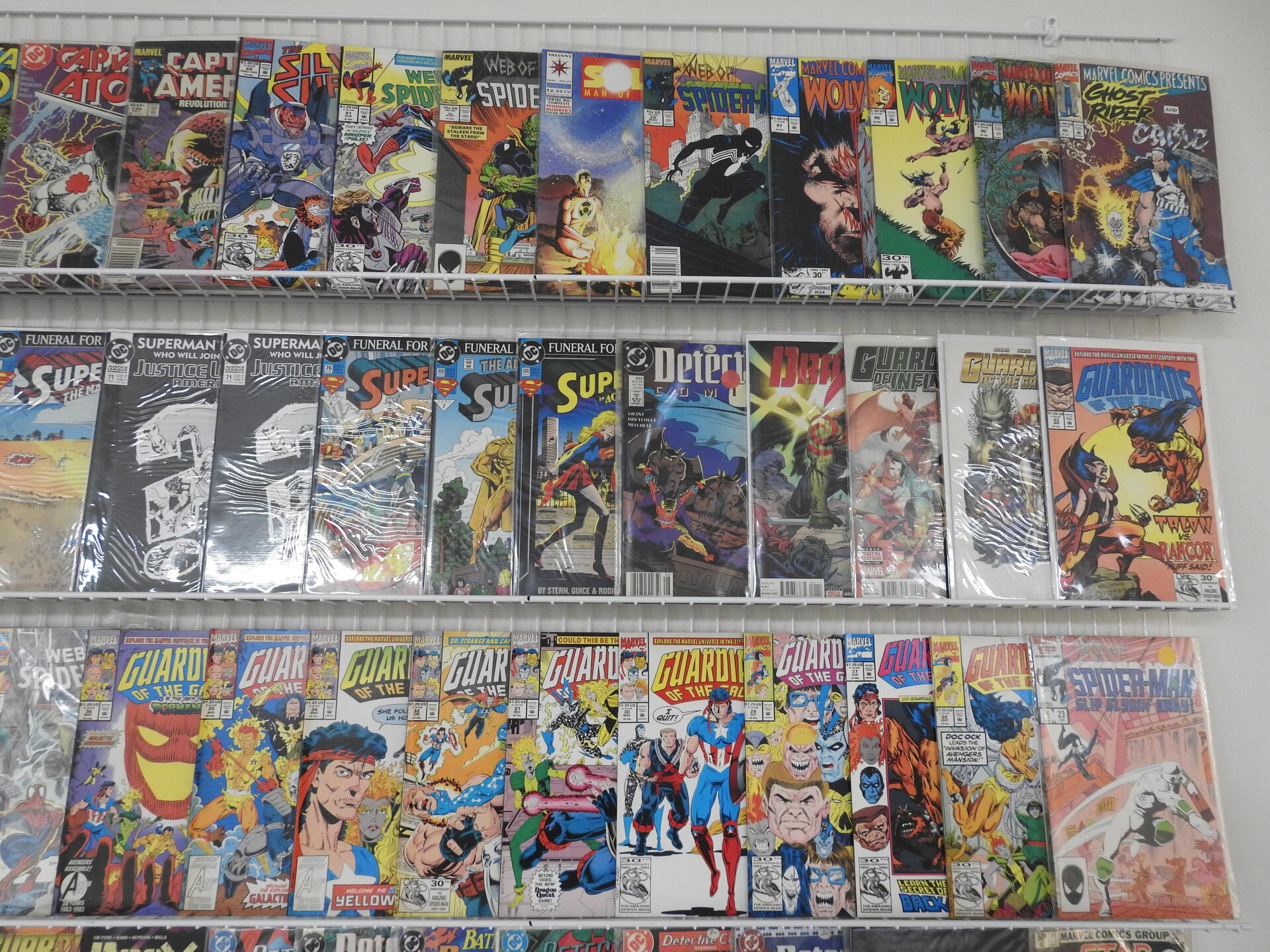 Huge Lot of 160+ Comics W/ Wolverine, GOTG, Spiderman Avg VF- Condition ...