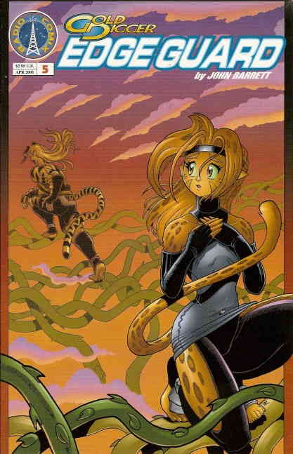 Gold Digger: Edge Guard #5 FN ; Radio Comix | Fred Perry Print Run: 4,500 | Comic Books - Modern ...