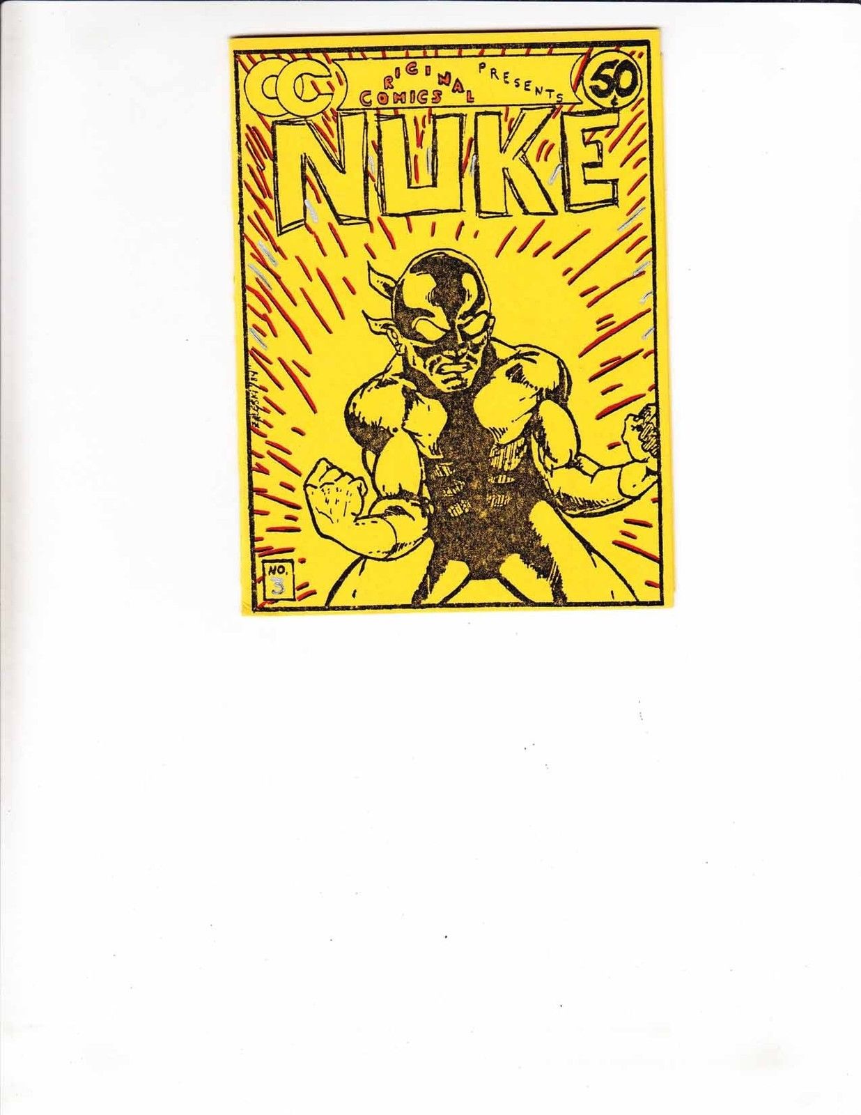 Nuke #3 VF/NM original comics - mini comic - signed by artist & writer ...
