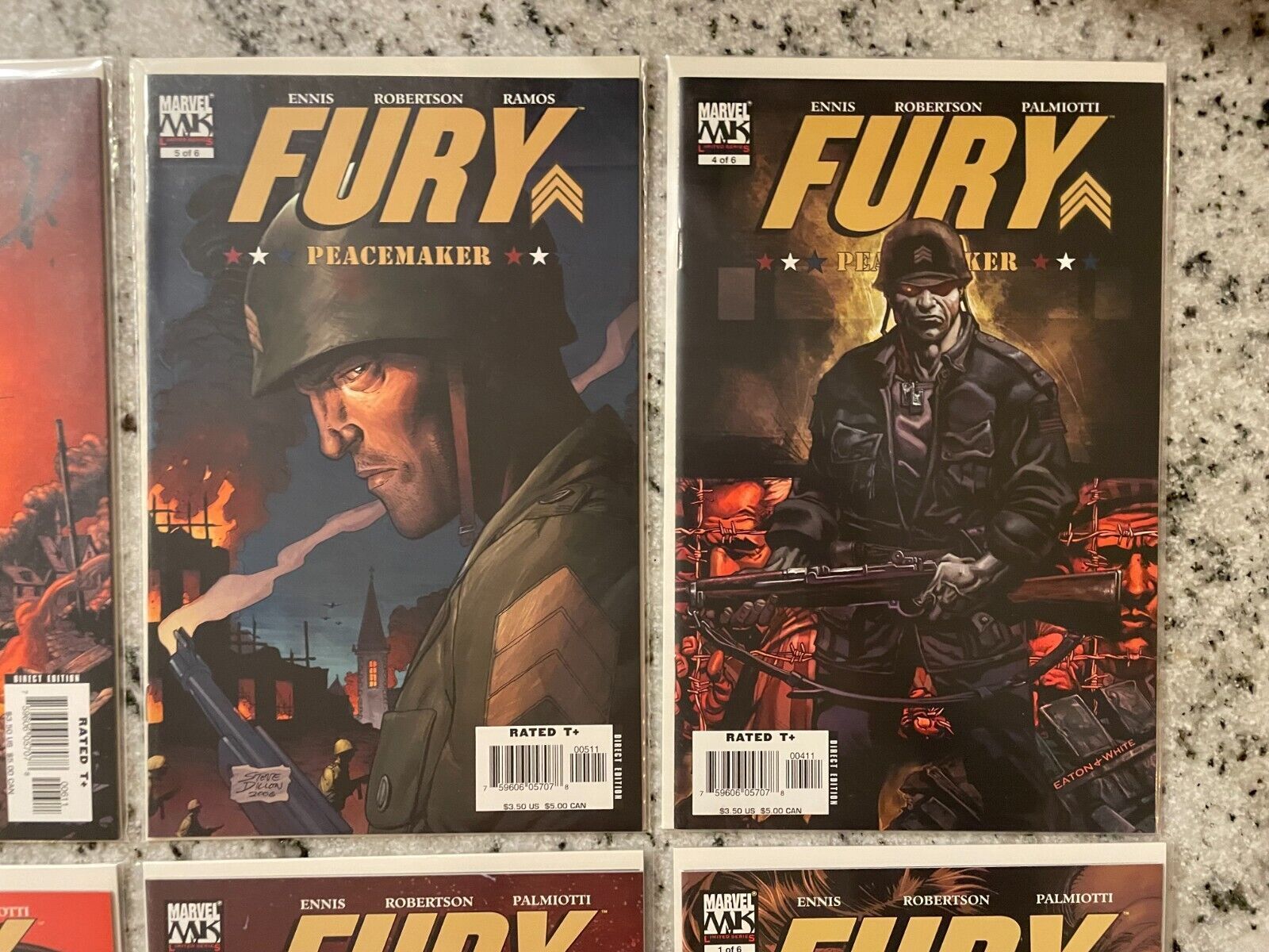 Fury Complete Marvel Comics LTD Series # 1 2 3 4 5 6 NM Nick Fury ...
