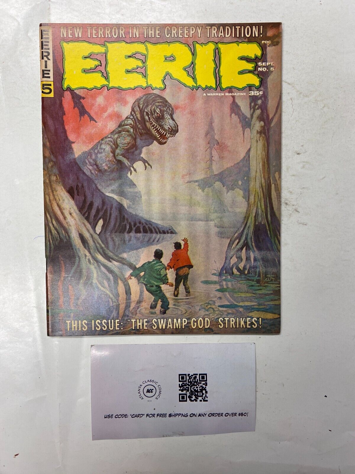 Eerie # 5 NM- Warren Magazine Comic Book Horror Monster Frazetta Cover ...