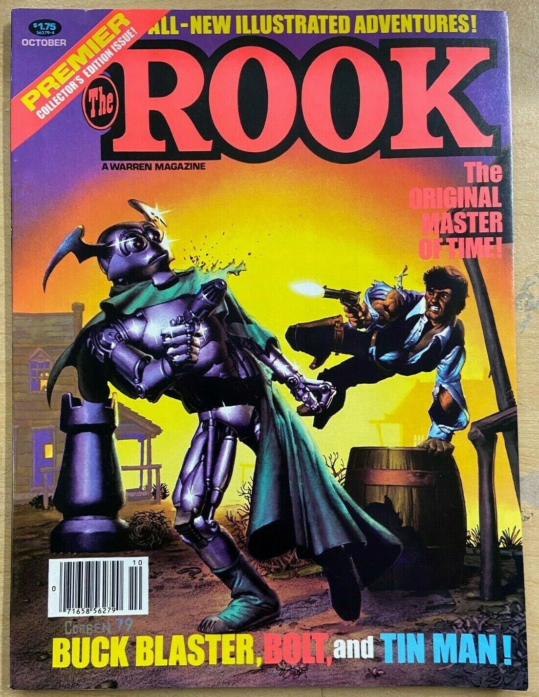 ROOK #1 (Warren,10/1979) VF (VERY FINE) Corben cover! Alfredo Alcala ...