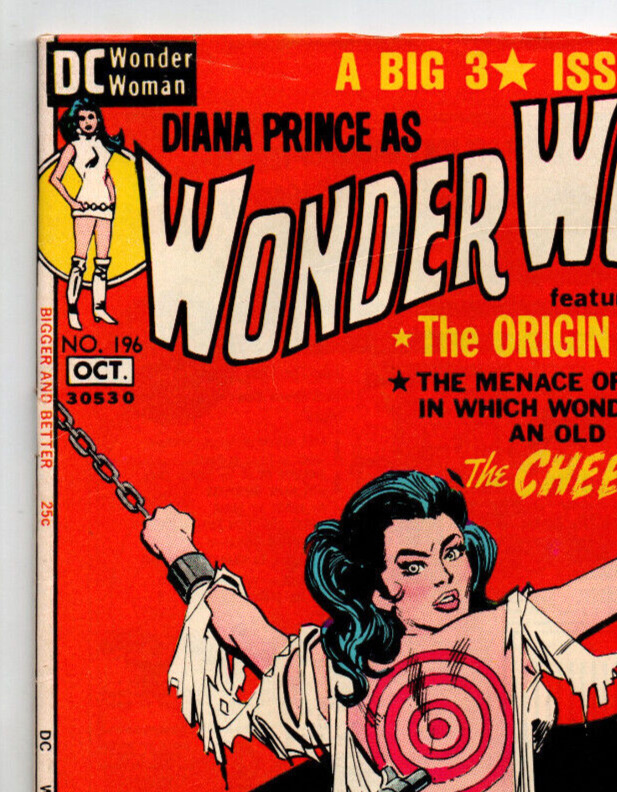 Wonder Woman #196 - bondage cover - 1971 - FN/VF | Comic Books - Bronze ...