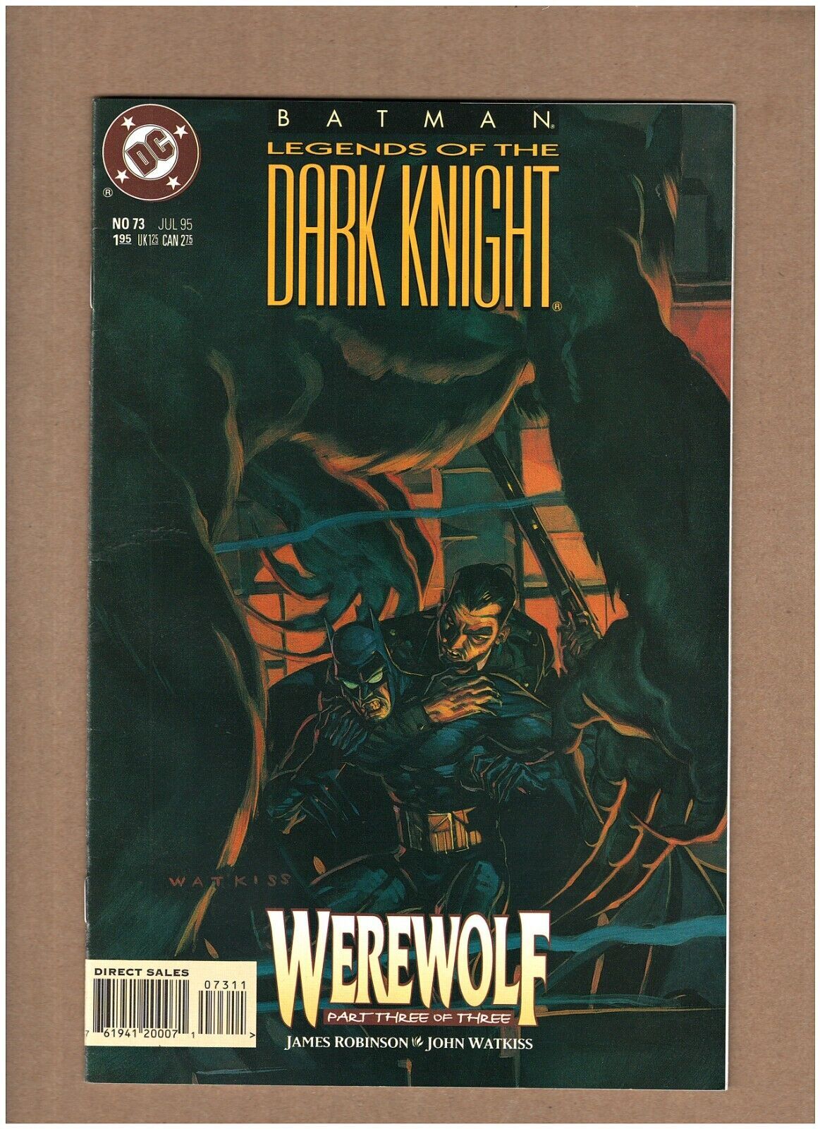 Batman Legends of the Dark Knight #73 DC Comics 1995 Werewolf VF+ 8.5 ...
