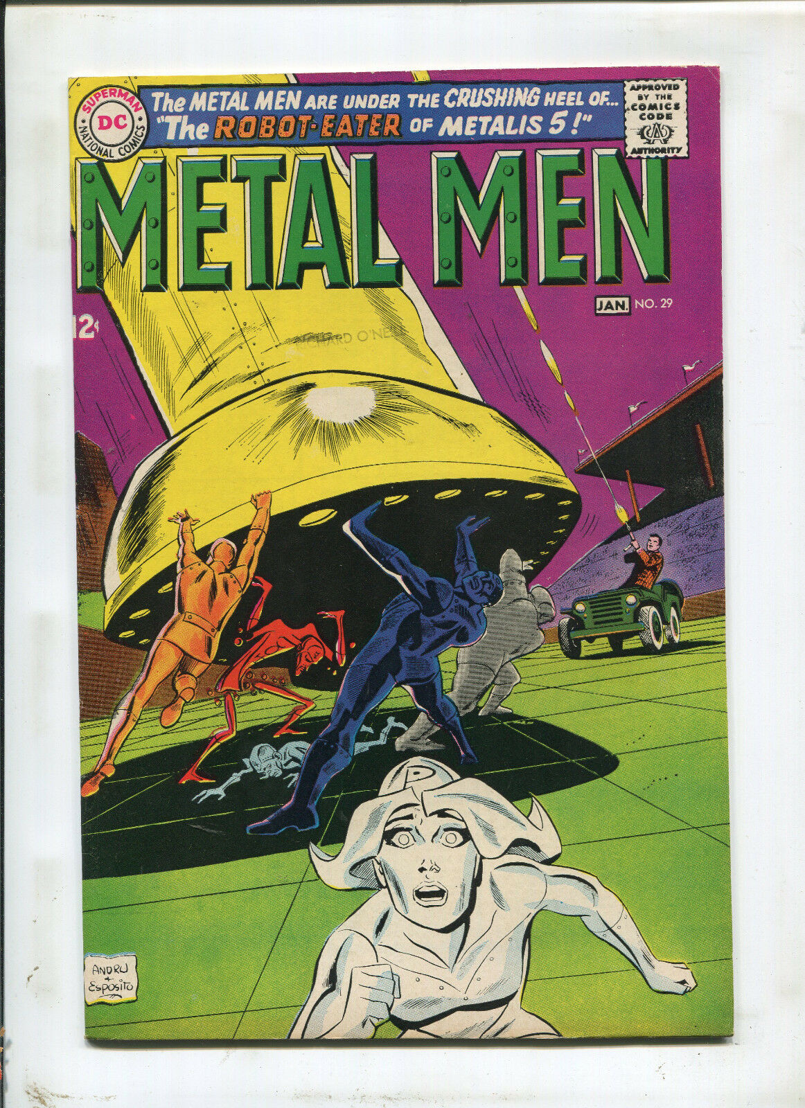 Metal MEN #29 (9.0) the Robot Eater From Metalis 5! 1967 | Comic Books ...