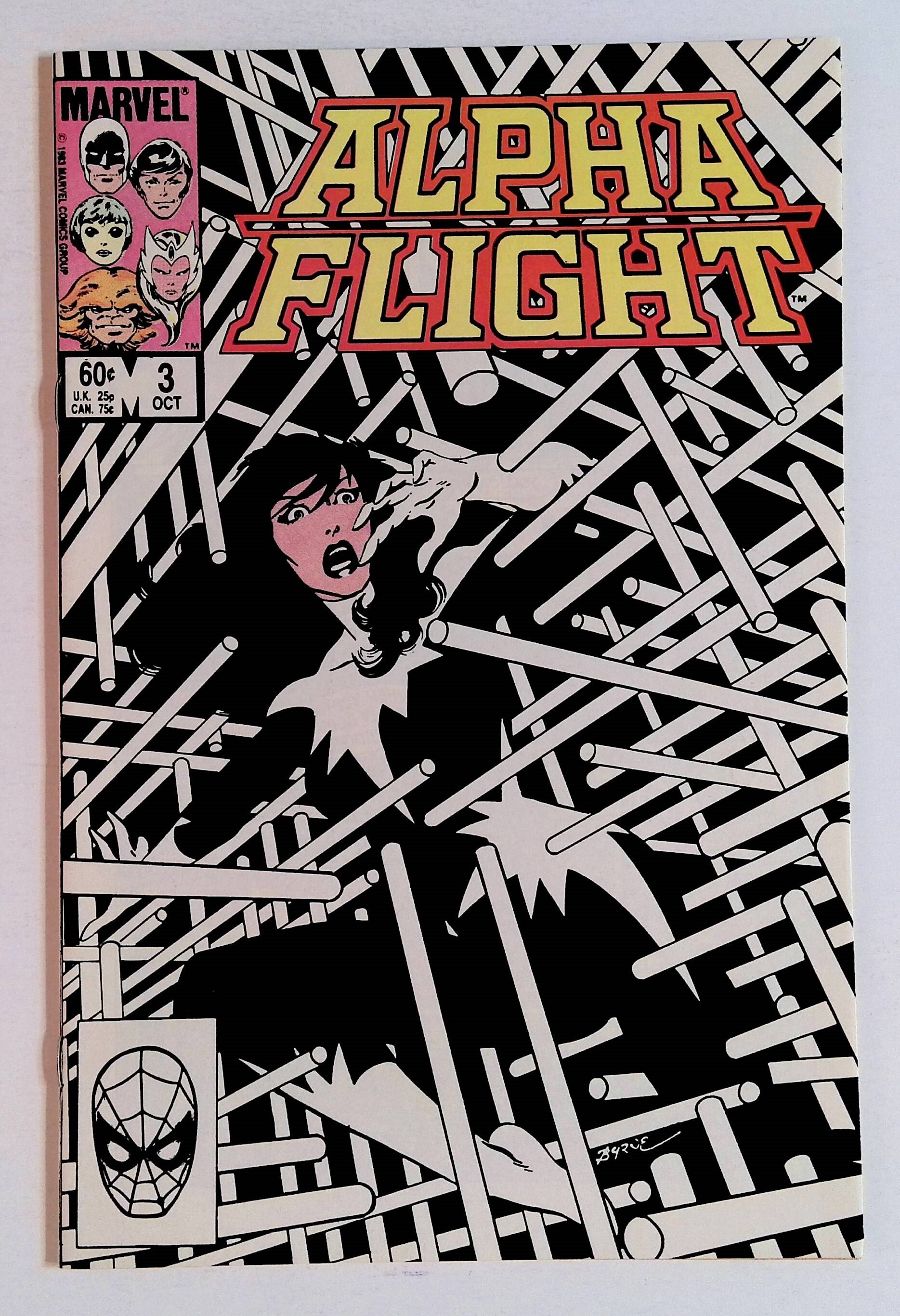 Alpha Flight 3 Classic John Byrne Cover X-Men Mutants Marvel Comics ...