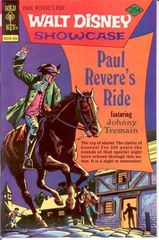 Walt Disney Showcase 34 VF Paul Reveres Ride May 1976 Comics Book ...