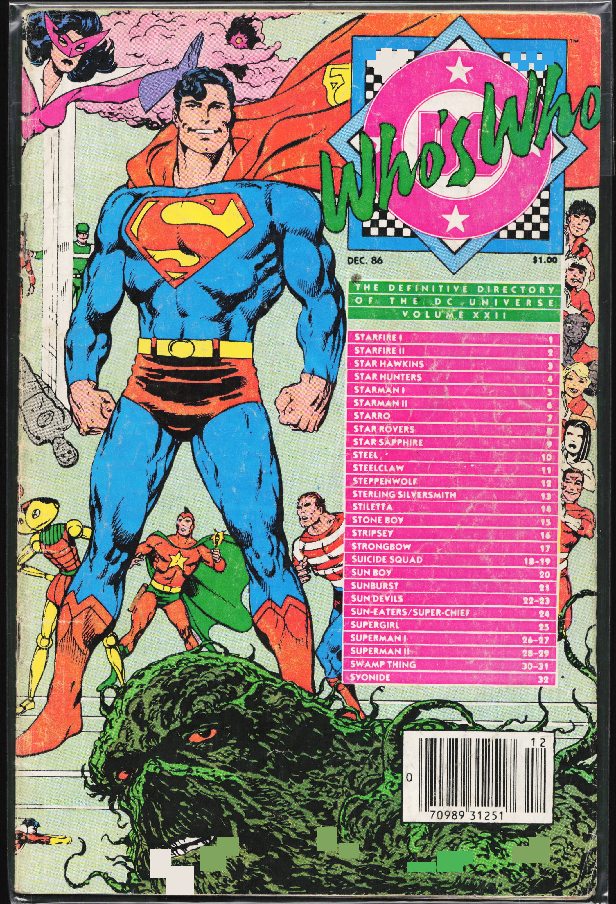 Who's Who: The Definitive Directory of the DC Universe #22 (1986 ...